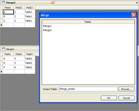 Merging Tables Together